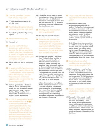 The Caribbean Examiner - The History of CXC | PDF