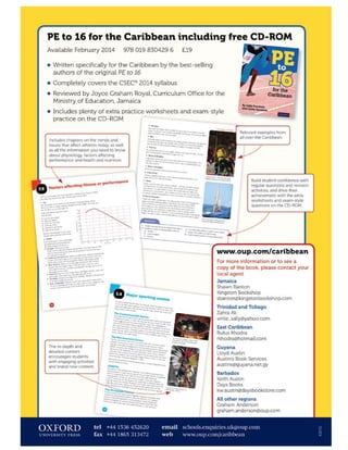 The Caribbean Examiner - The History of CXC | PDF