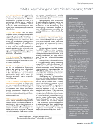 The Caribbean Examiner - Benchmarking CCSLC | PDF