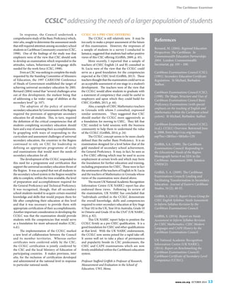 The Caribbean Examiner - Benchmarking CCSLC | PDF