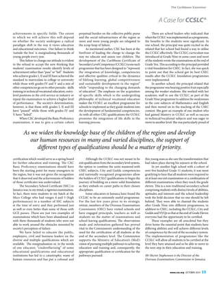 The Caribbean Examiner - Benchmarking CCSLC | PDF