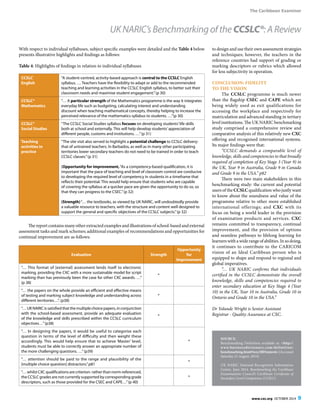 The Caribbean Examiner - Benchmarking CCSLC | PDF