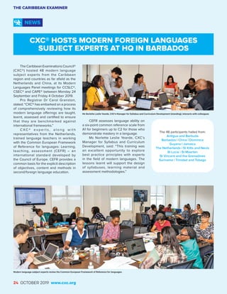 The CXC Examiner Vol 18 No. 2 | PDF