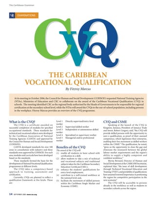 The Caribbean Examiner - Taking CXC to the next level | PDF