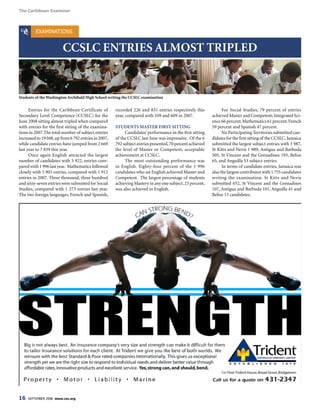 The Caribbean Examiner - Taking CXC to the next level | PDF