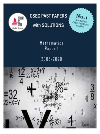 CXC MATHEMATICS MULTIPLE CHOICE | PDF
