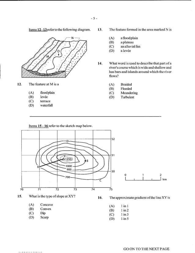 CSEC GEOGRAPHY multiple choice past paper 2010 | PDF