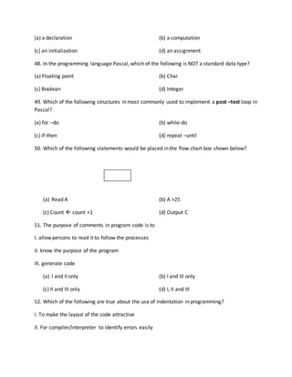 CXC CSEC Information Technology Multiple Choice Questions | DOCX