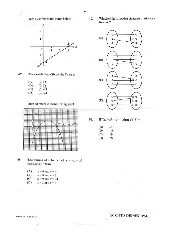 Cxc Past Paper 1 June 2010 cxc-past-paper-1-june-2010