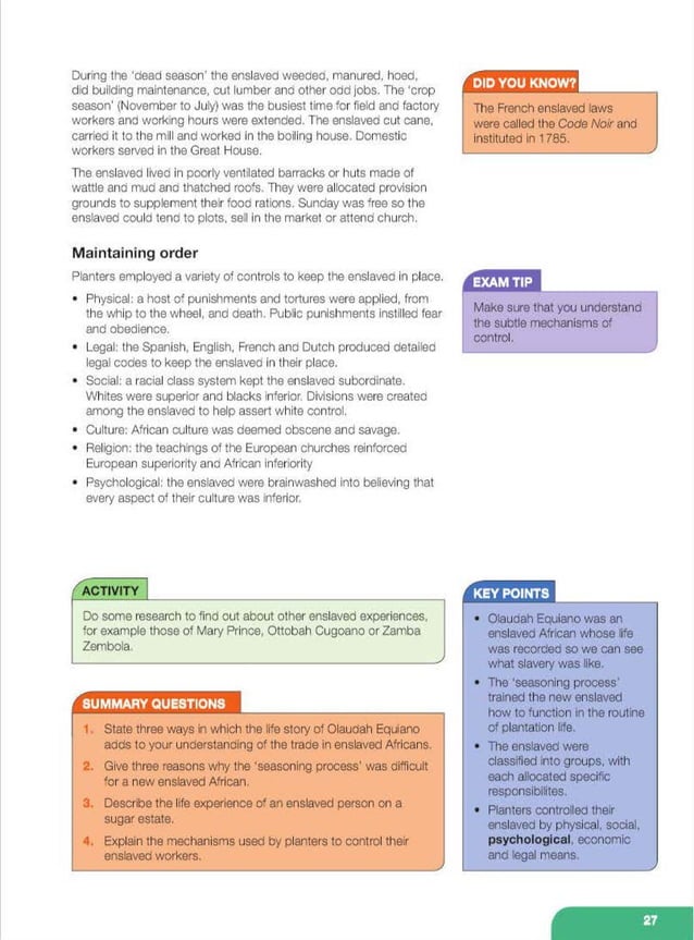 CXC Study Guide - Caribbean History for CSEC.pdf | Educational ...