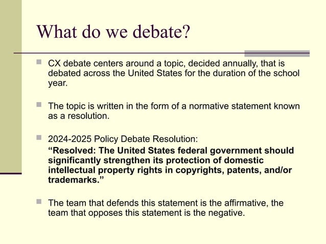 Introduction to CX Debate Intro Part I.pptx