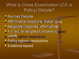 Introduction to CX Debate Intro Part II.pptx