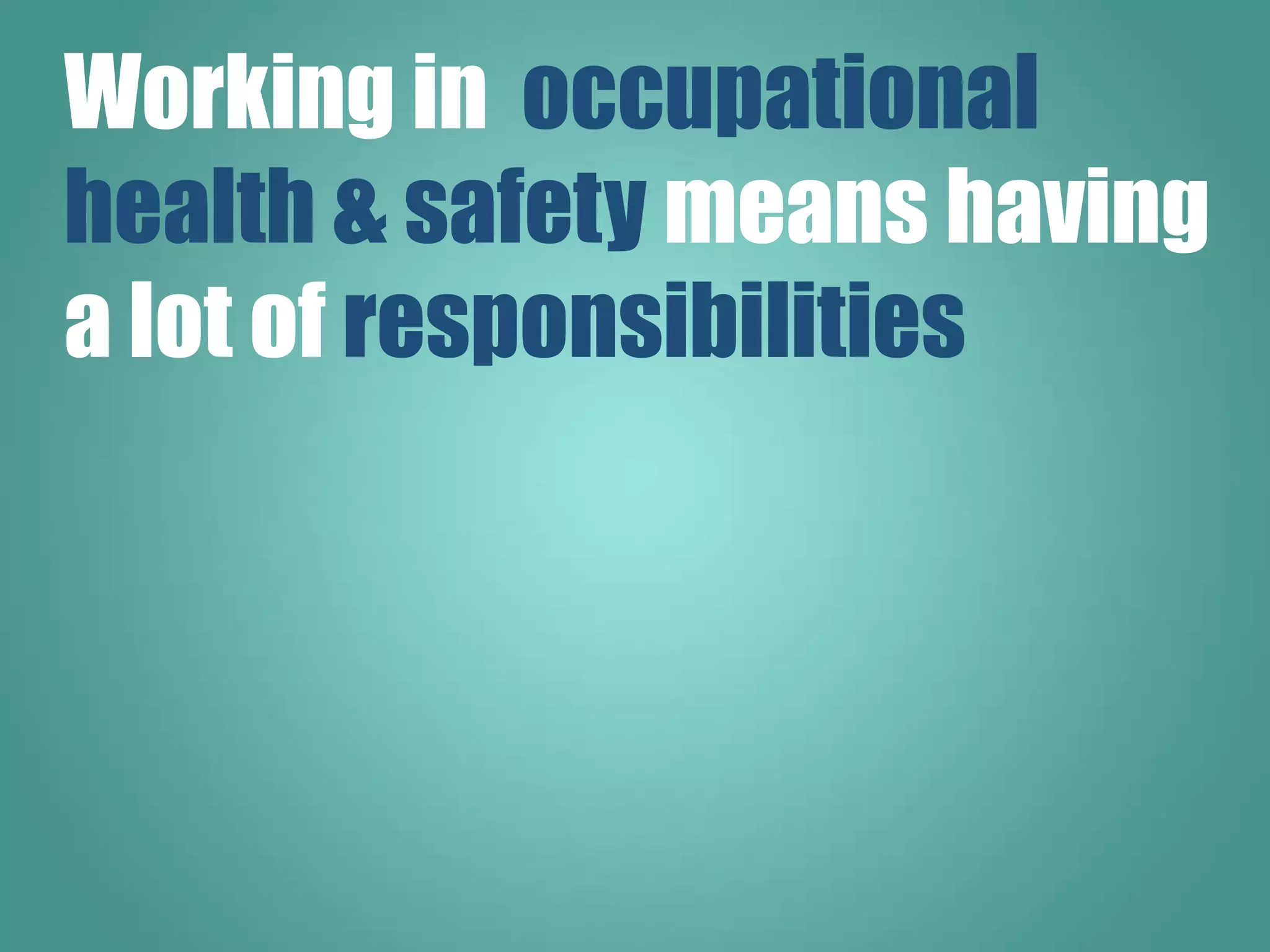 10 Principles Every OHS Representative Should Know | PPTX