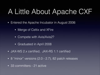 Apache CXF New Directions in Integration | PPT