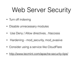 WordPress Server Security | PDF