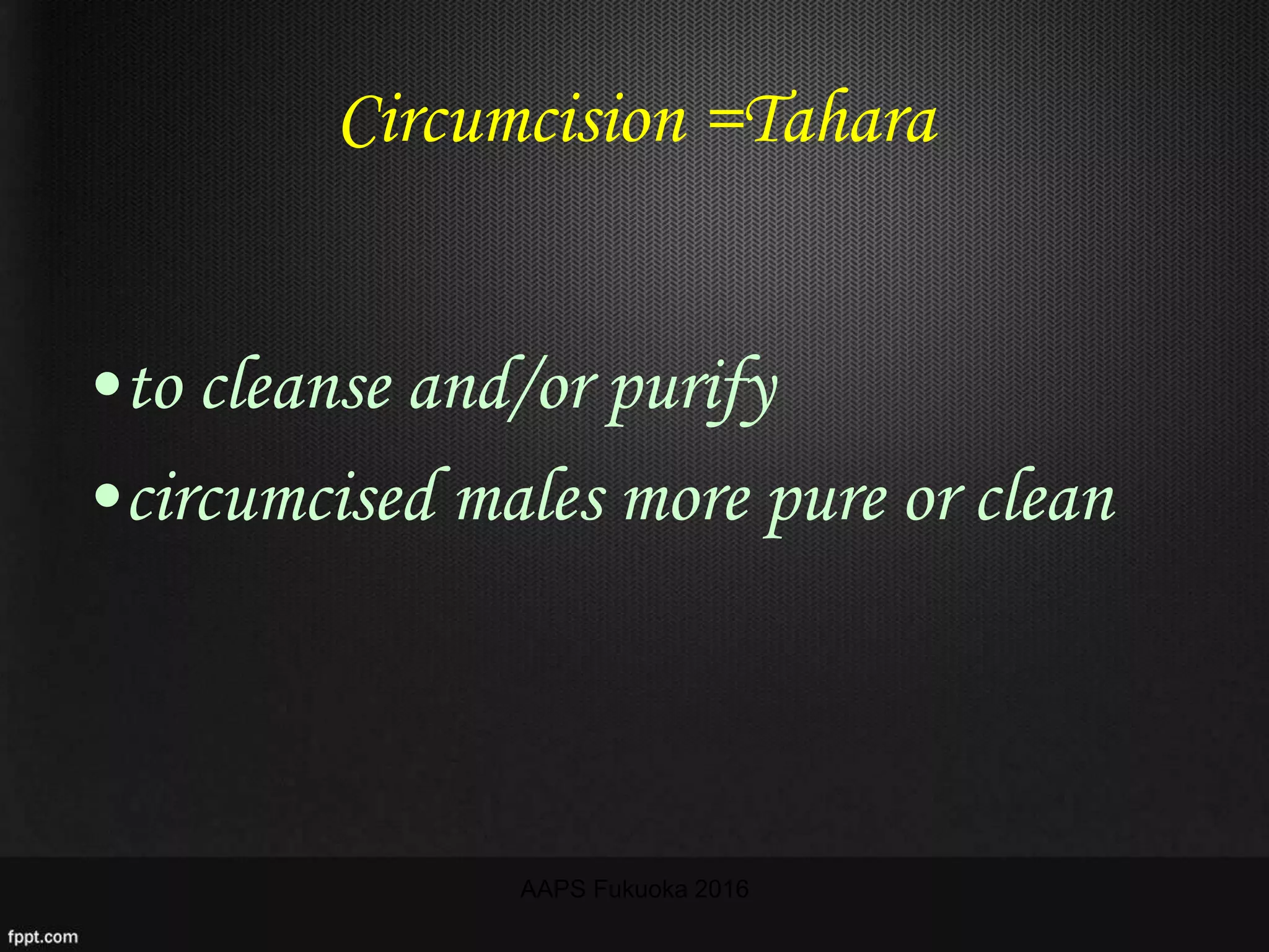 History of circumcision | PPT