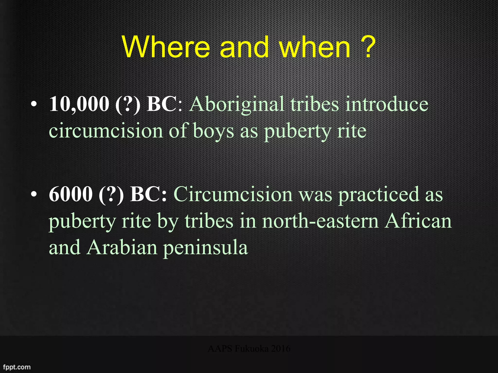 History of circumcision | PPT