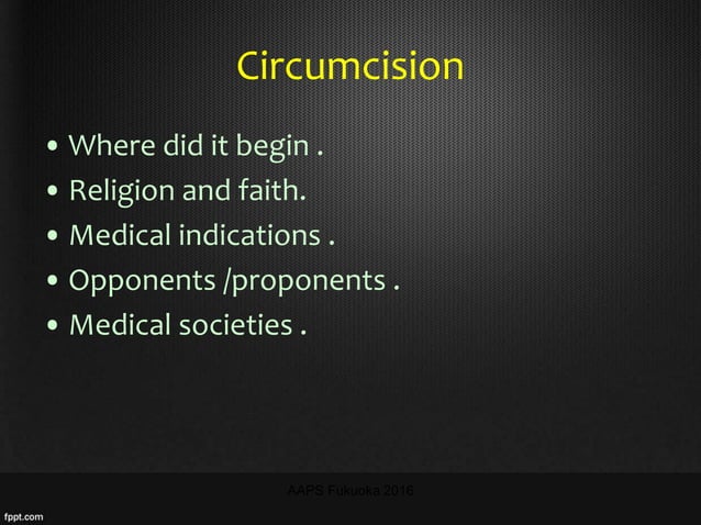 History of circumcision | PPT