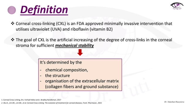 Corneal Cross Linking: Protocols and literature review | PDF | Eye and ...