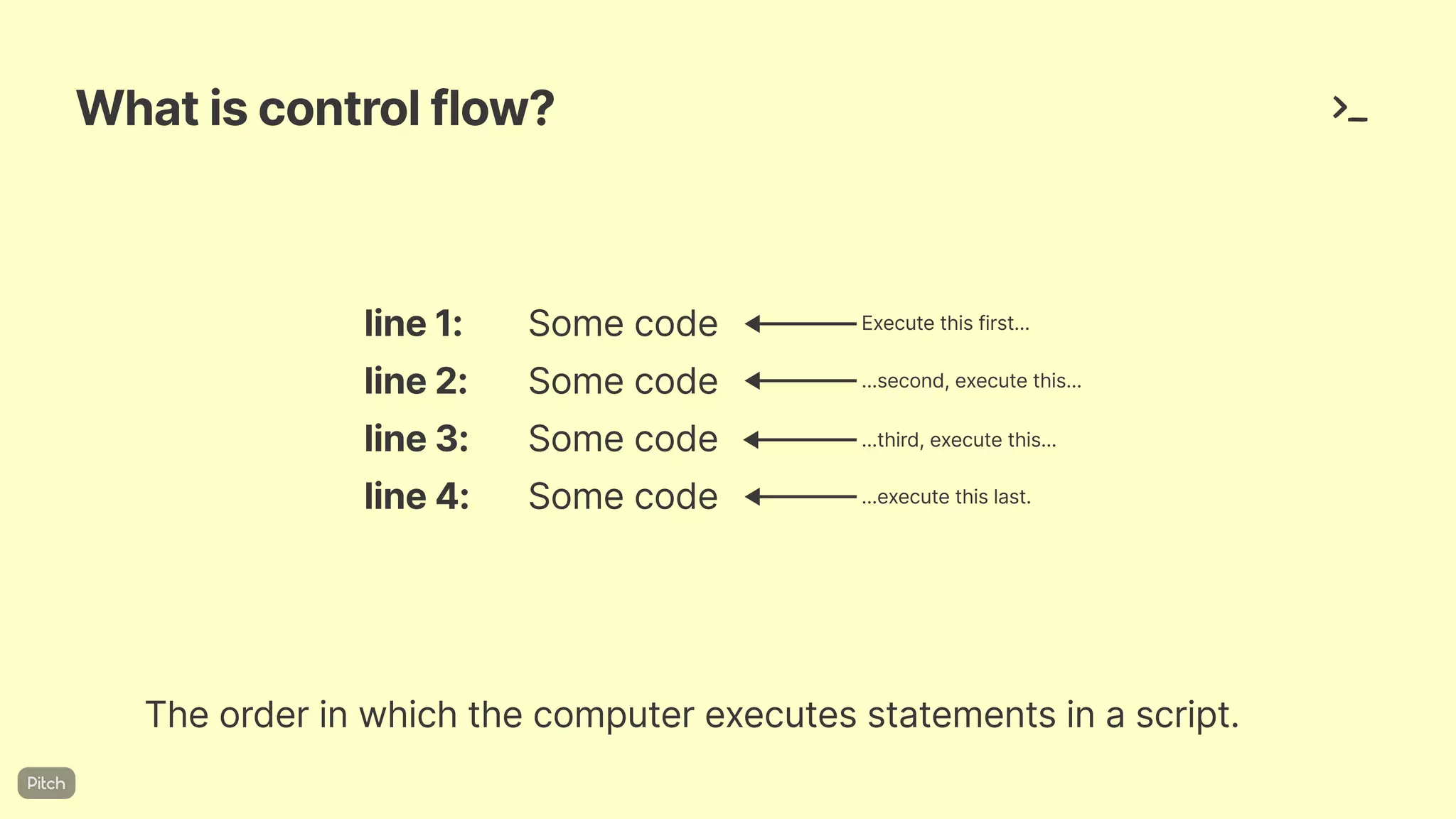 Control flow | PPT