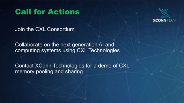 Q1 Memory Fabric Forum: XConn CXL Switches for AI | PPTX | Operating Systems | Computer Software ...