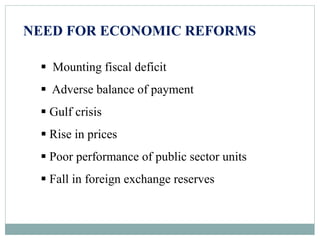 Economic Reforms | PPTX