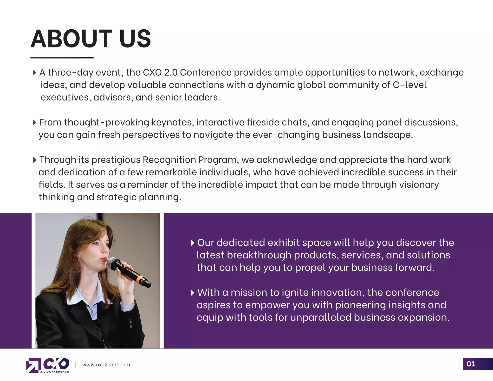 CXO 2.0 Conference - Event Information Deck | PDF