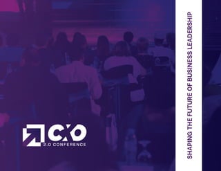 CXO 2.0 Conference - Event Information Deck | PDF