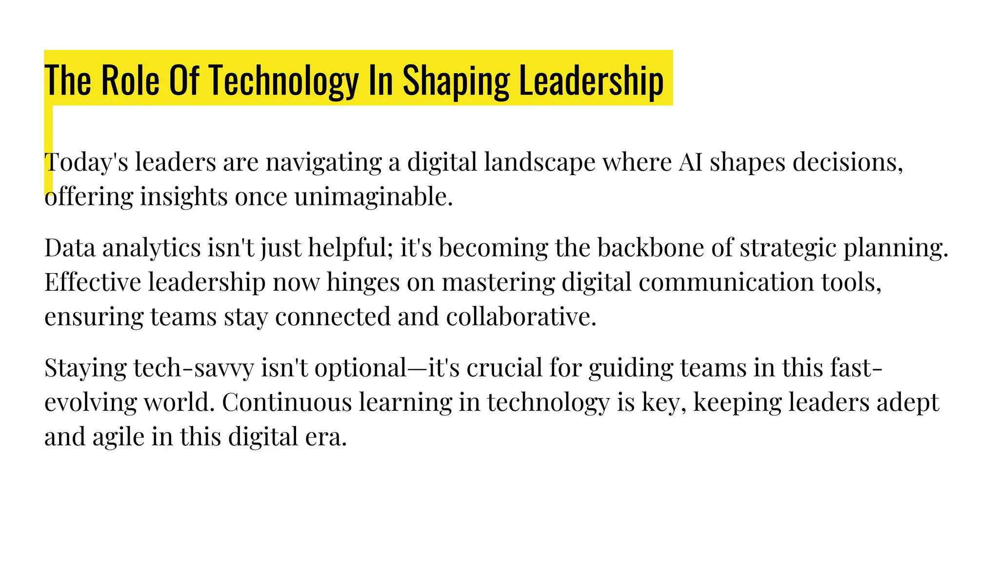 Adapting Leadership Styles In The Digital Era | PPTX