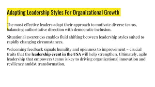 Adapting Leadership Styles In The Digital Era | PPTX