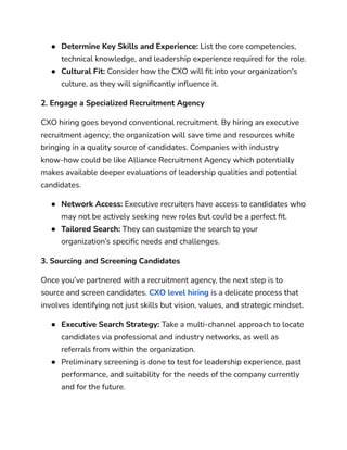 what is CXO Hiring and A Step-by-Step Guide.pdf | Free Download