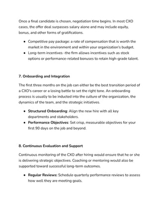 what is CXO Hiring and A Step-by-Step Guide.pdf | Free Download