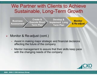 Introduction to the CXO Advisory Group | PDF