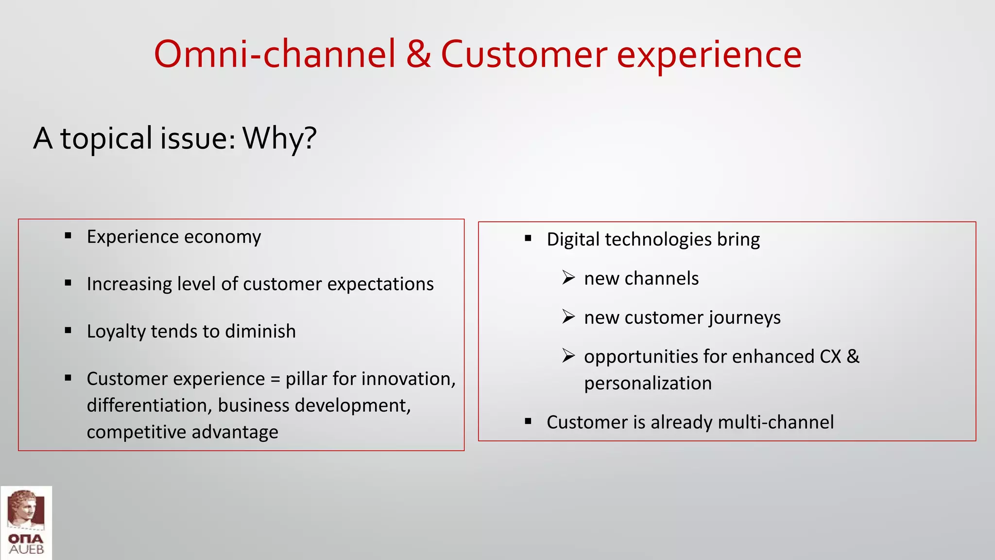 Customer experience & omni-channel - An introduction | PDF