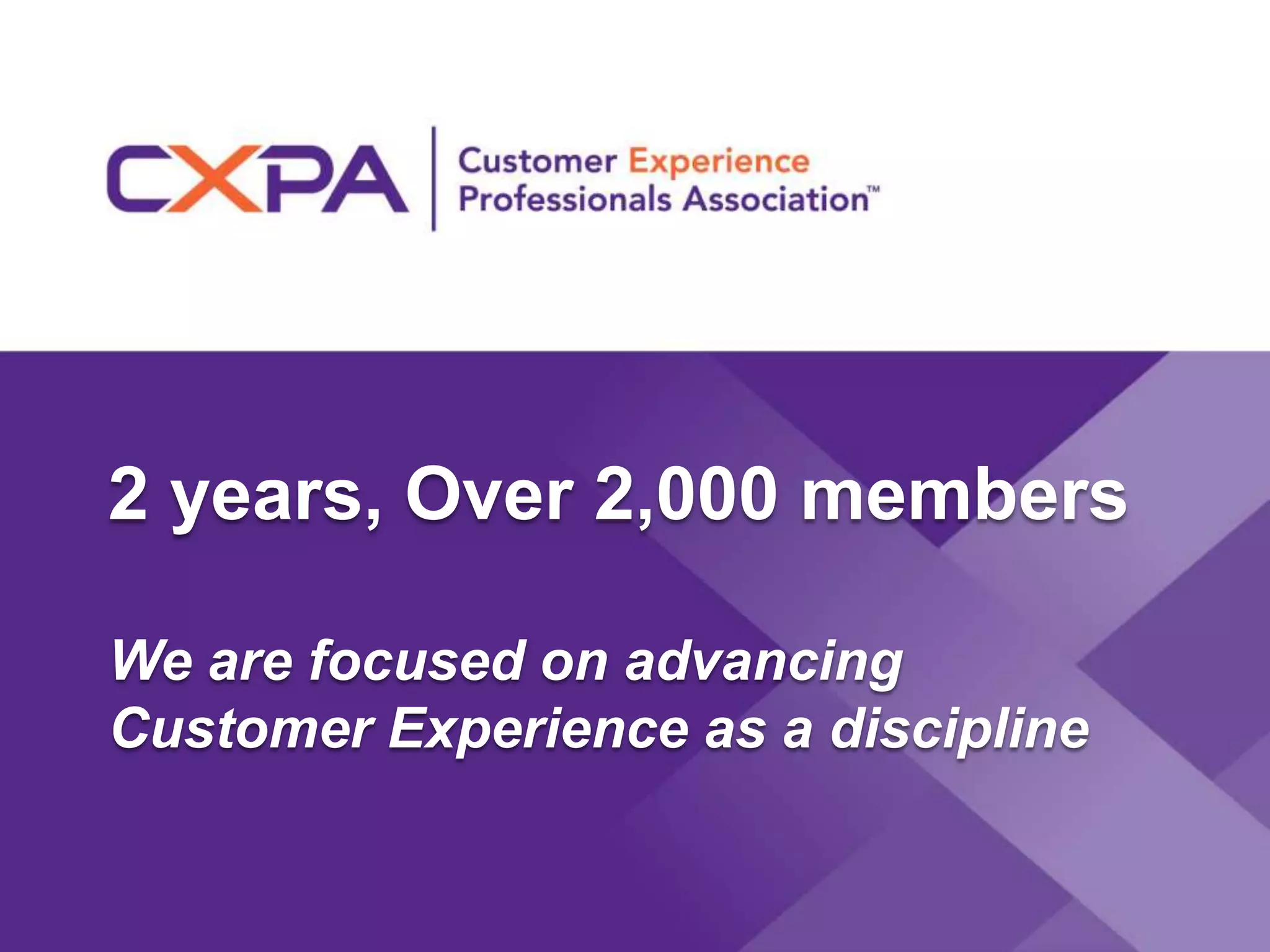 CXPA Overview | PPT