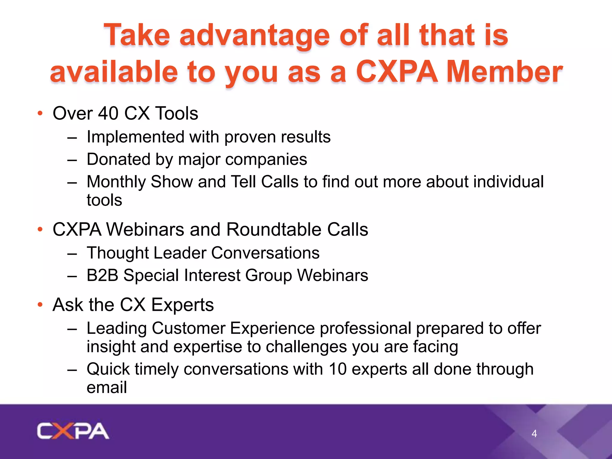 CXPA Overview | PPTX