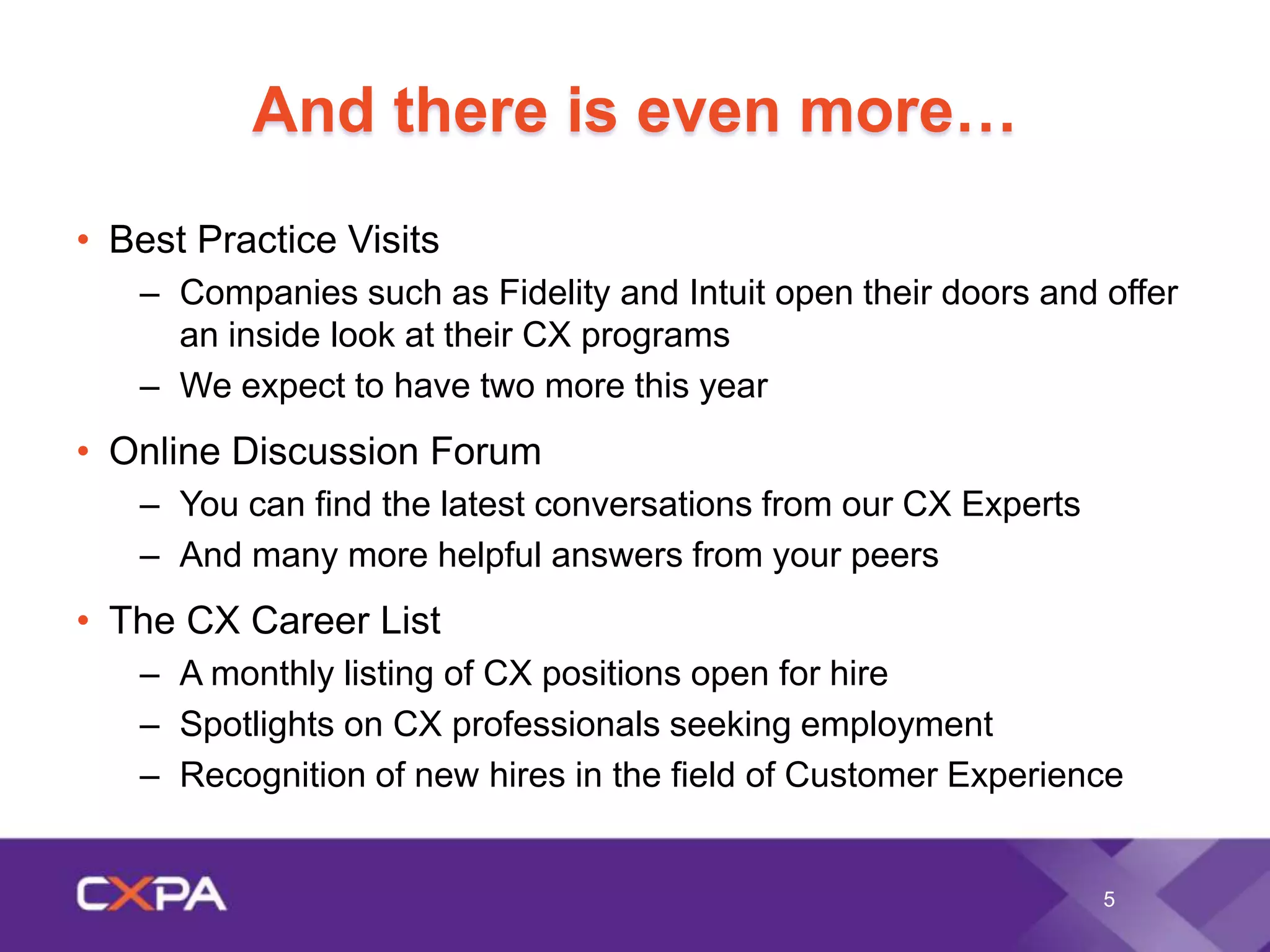 CXPA Overview | PPTX