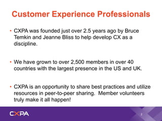CXPA Overview | PPTX