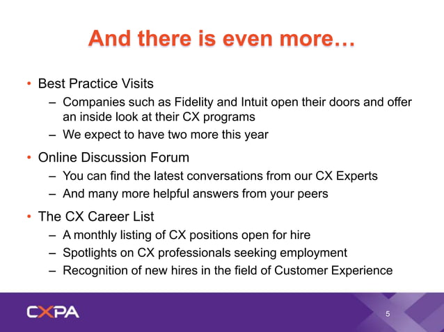 CXPA Overview | PPTX