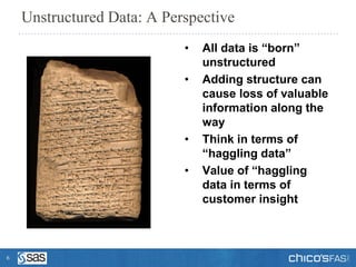 Harness the Power of Unstructured Data to Enhance Customer Experience | PPT