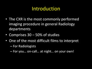 CXR Interpretation for Med Students | PPTX