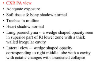 CXR - Cavity in Lung | PPT