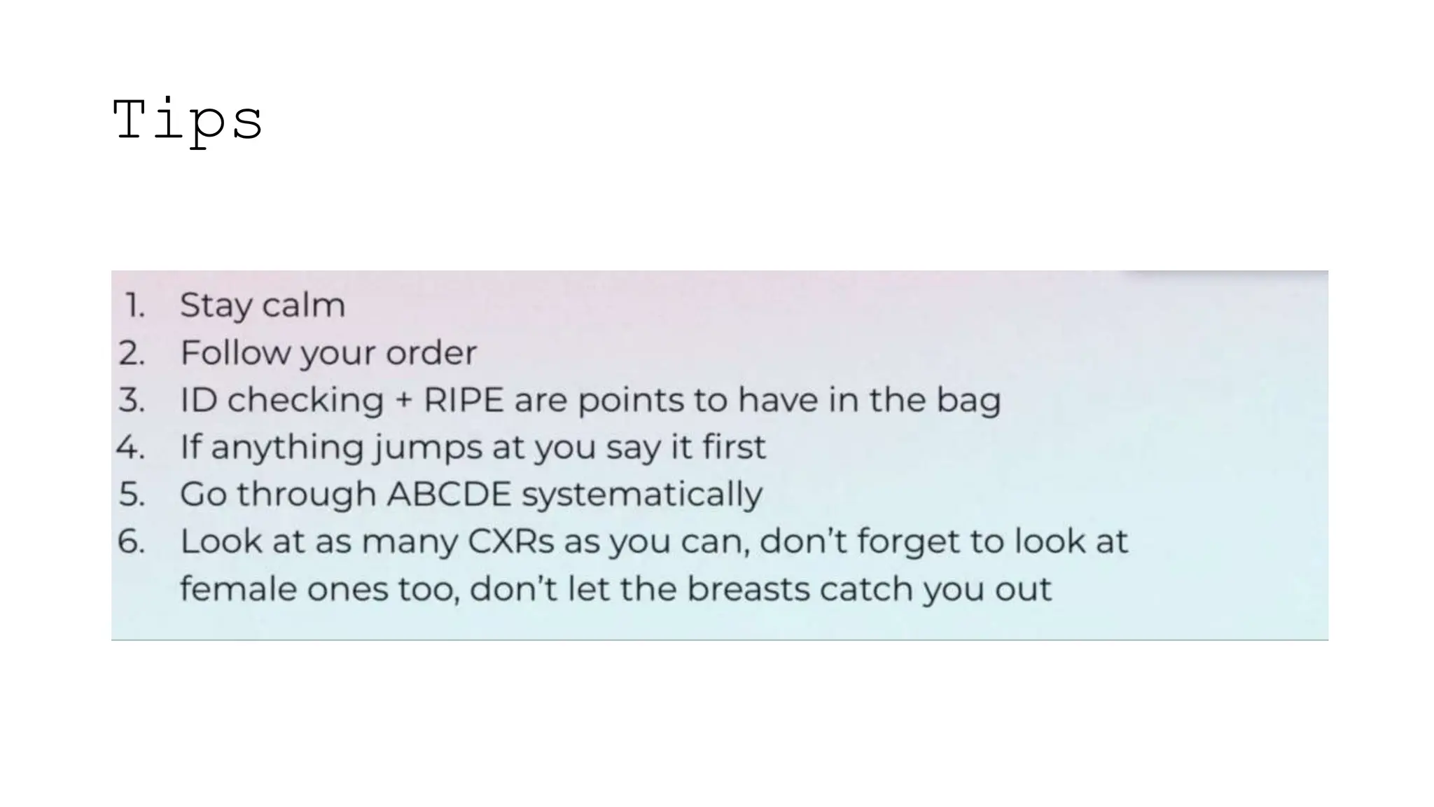 Chest X-ray Interpretation Structure and Tips | PPTX