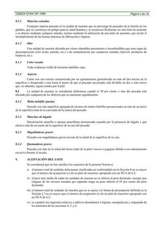 NORMA DEL CODEX PARA PESCADO SALADO Y PESCADO SECO SALADO DE LA FAMILIA ...
