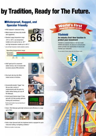 Cx series sokkia cx 101 , cx 102 , cx103 , cx 105 , cx 107 series | PDF