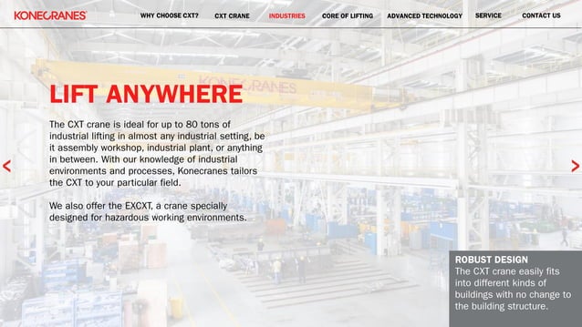 Konecranes CXT Wire Rope Hoist Cranes | PDF