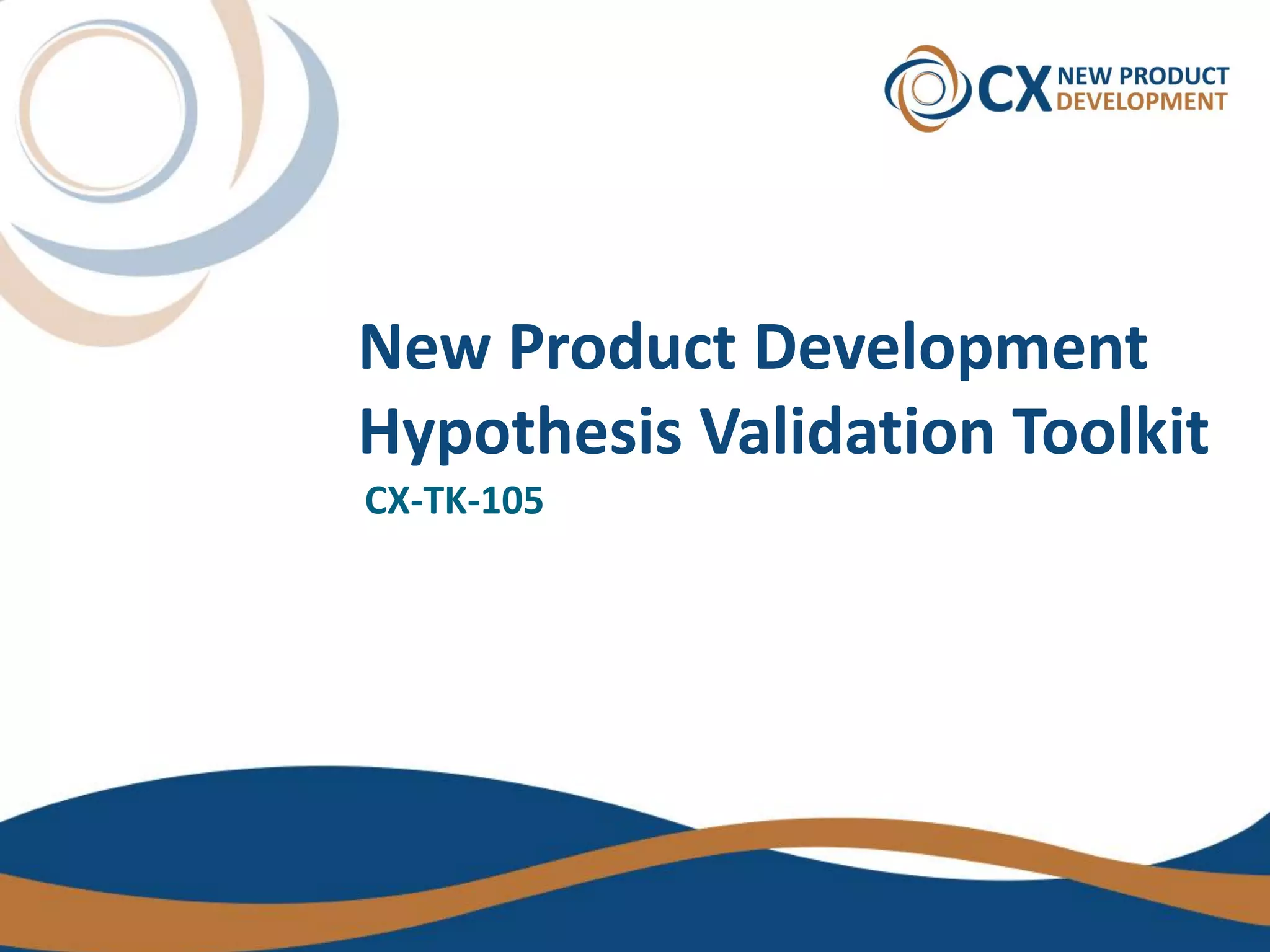 Npd Hypothesis Validation Toolkit Ppt