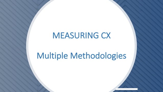 Developing and Executing Effective CX Metrics, Measurements and ROI | PPT