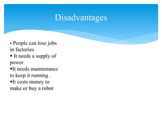 Robots Slide share | PPTX