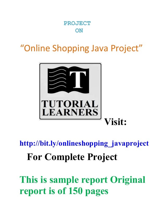 Online shopping project in java - quiklio